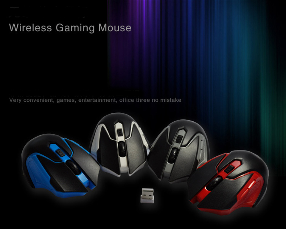 MOUSE WIRELESS GAMER RED – Corporativo ExpertSoft